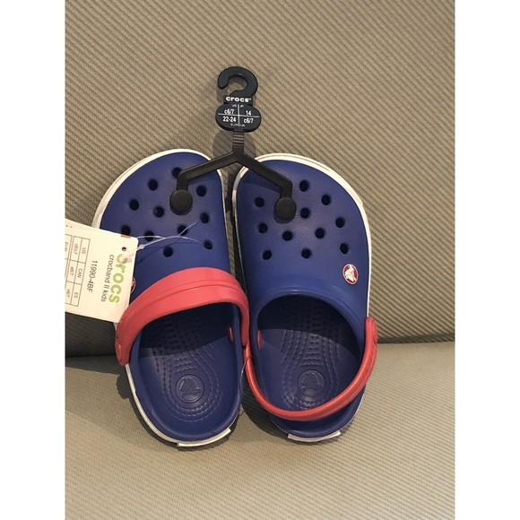 CROCS | Shoes | Crocs Kids Crocband Ii Clogs Childrens Size 67 C6c7 ...